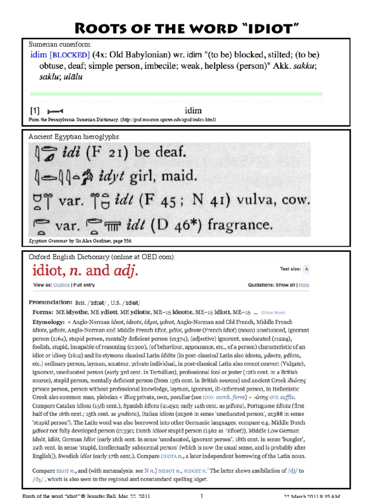 Online Dictionary With Roots