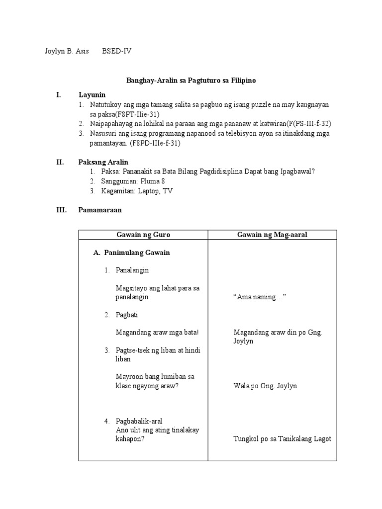 LP 3 - Pananakit Sa Bata | PDF