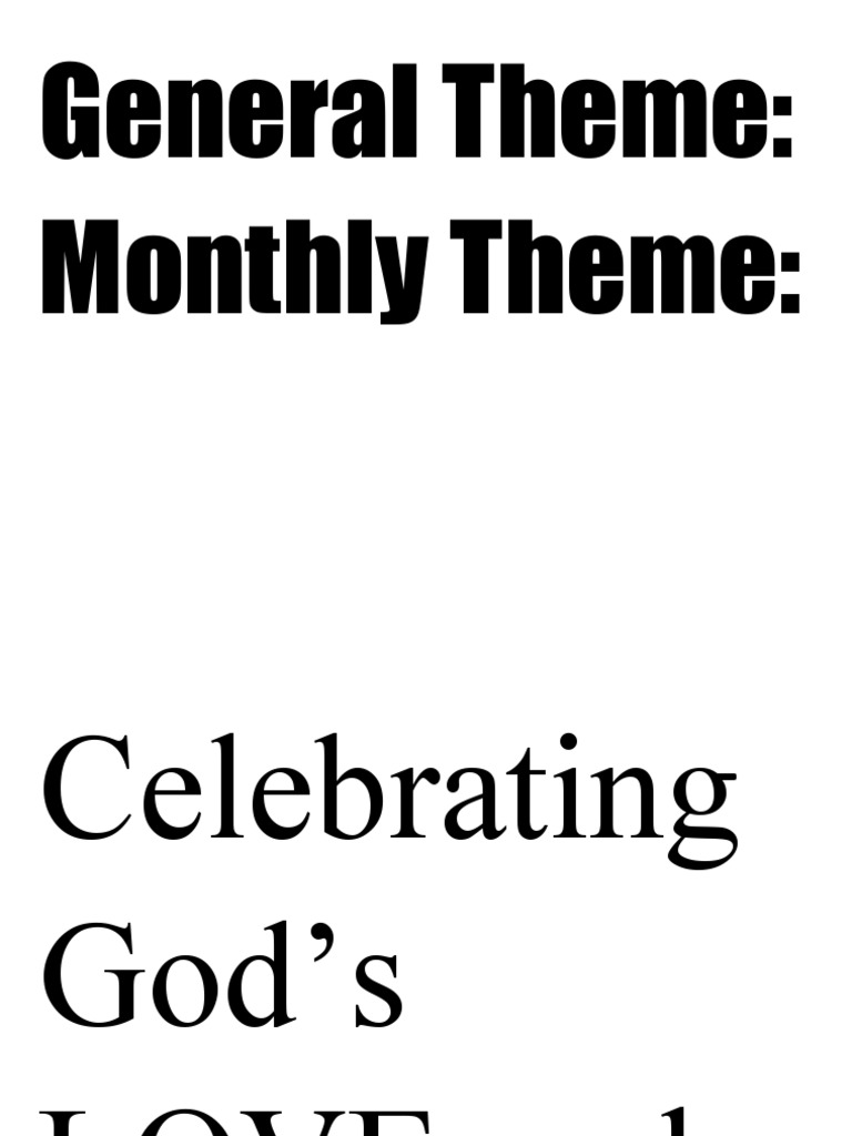 !general Theme | PDF | Religion & Spirituality