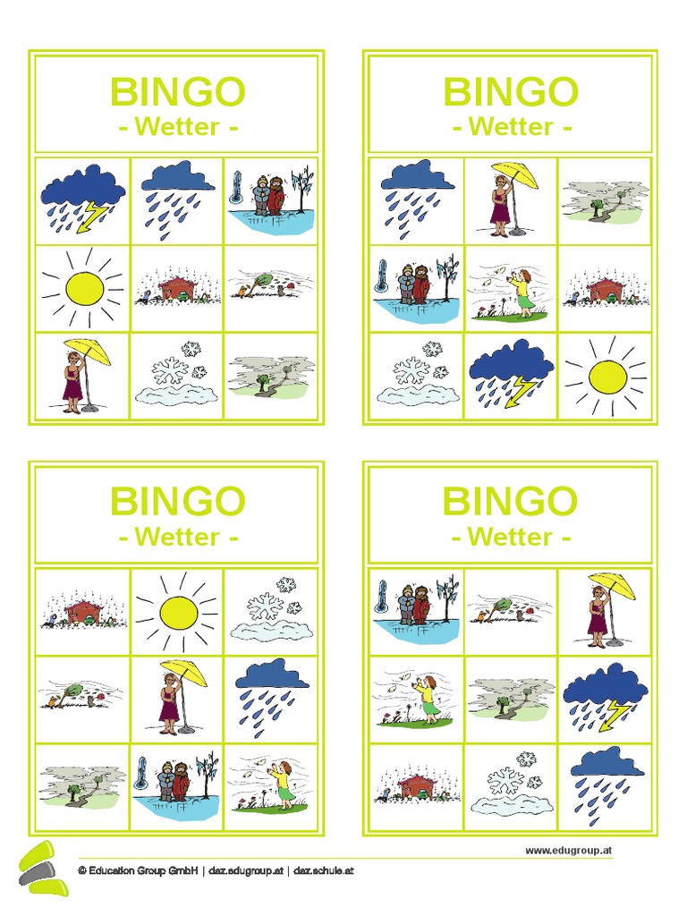 Wetter Bingo | PDF