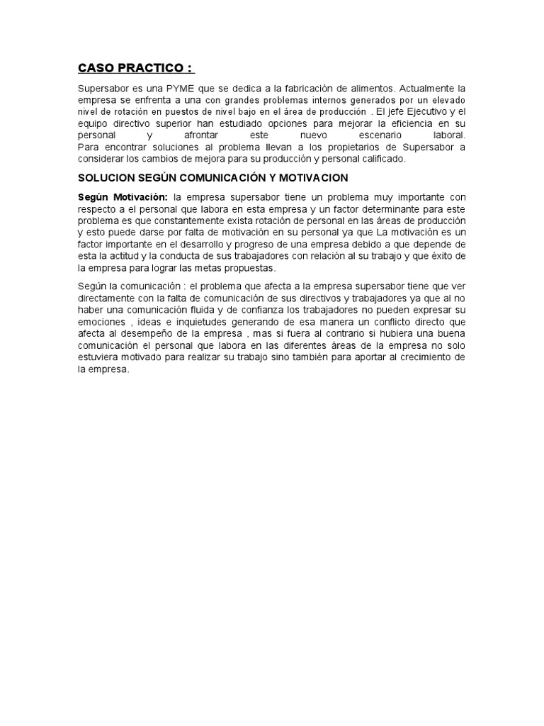 CASO PRACTICO Final | PDF