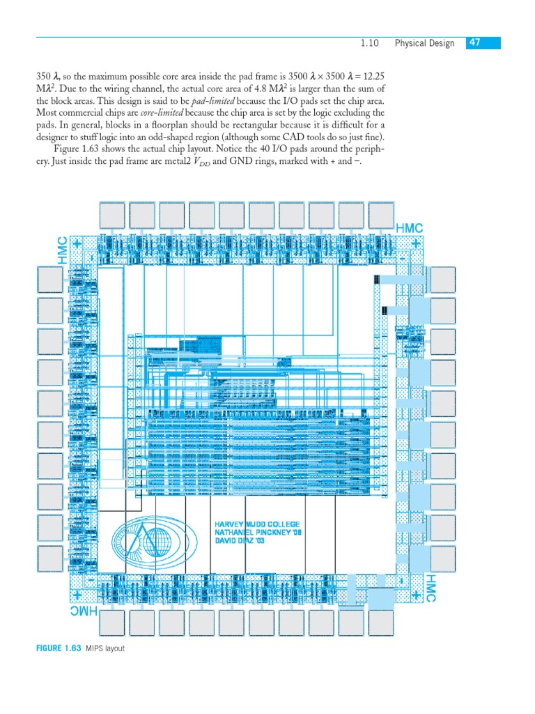 1.10 Physical Design: MIPS Layout | PDF