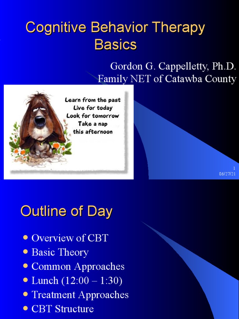 CBT Basics (Day 1) 2 | PDF | Schema (Psychology) | Cognitive Behavioral ...
