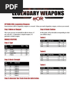 Necron Melee and Ranged Weapons Stats | PDF