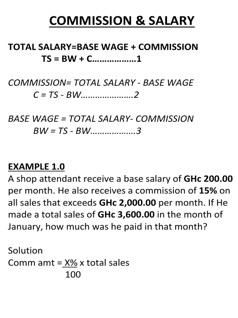 Commission Note and Assignment | PDF | Business | Finance & Money ...