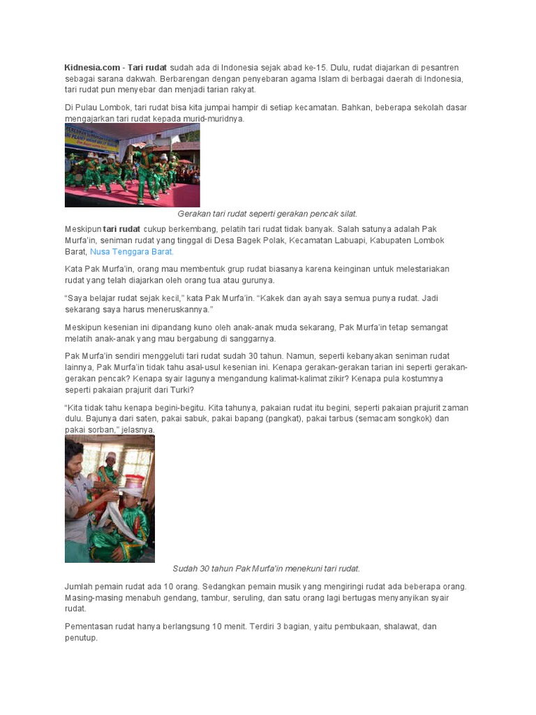 Tari Rudat | PDF