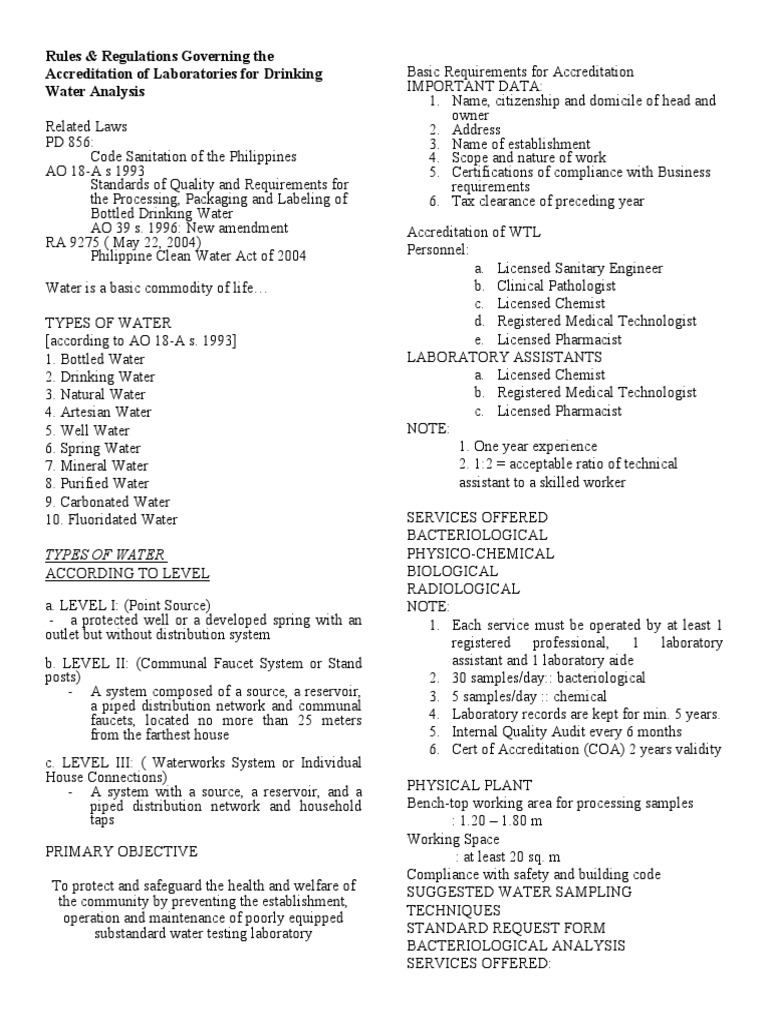 Water Testing | PDF | Drinking Water | Water