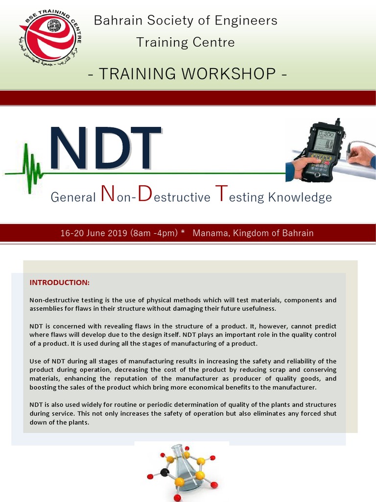 111, NDT Brochure | PDF | Nondestructive Testing | Business