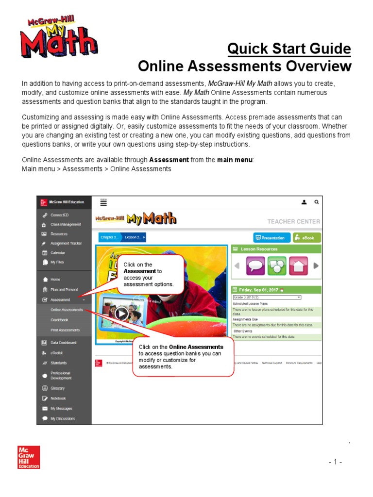 Online Assessments Quick Start Guide | PDF | Multiple Choice | Question