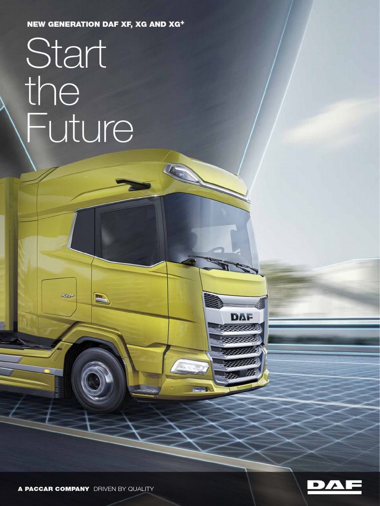 2021 Daf Reveals New XF, XG and XG+ | PDF | Engines | Truck