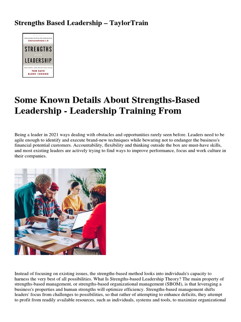 Strengths-Based Leadership Insights | PDF