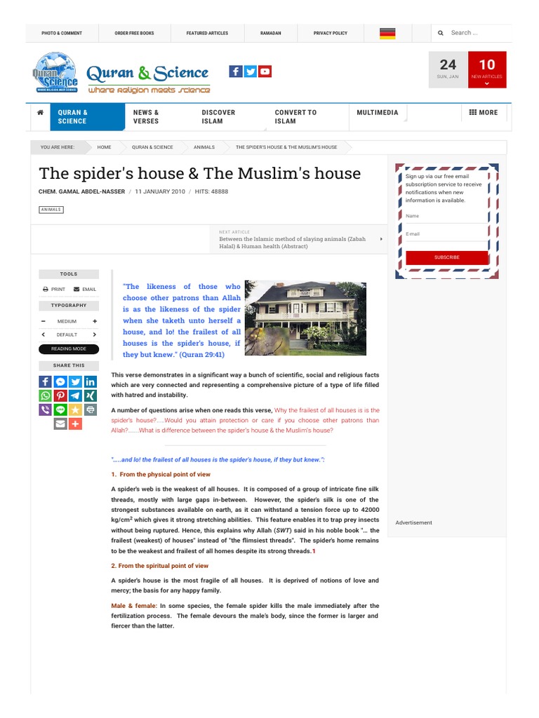 Spider or Muslim House | PDF | Spider | Muhammad