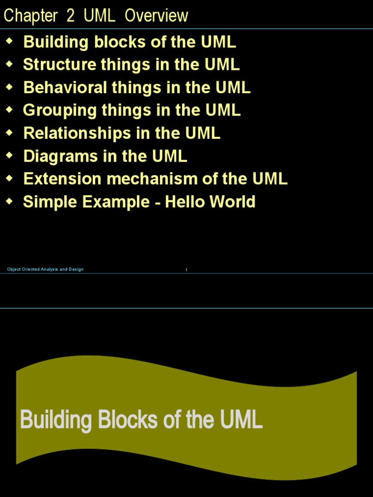 Chap 2-Intro To UML | PDF | Class (Computer Programming) | Inheritance ...