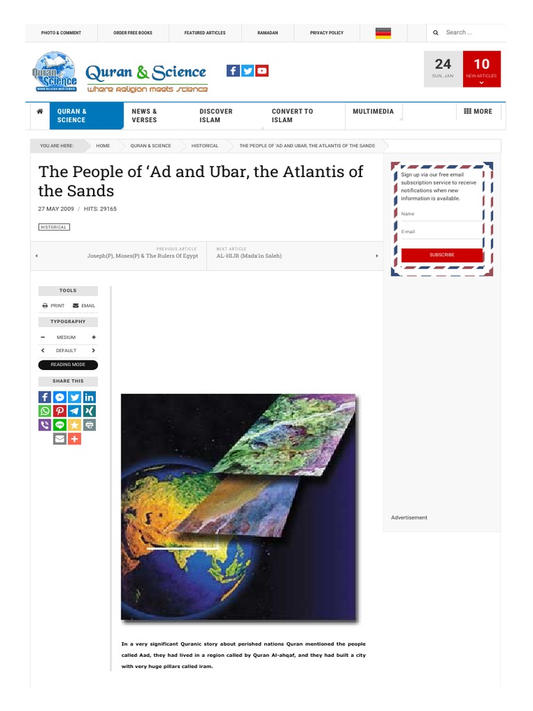 People of Ad and Ubar | PDF | Religion And Belief