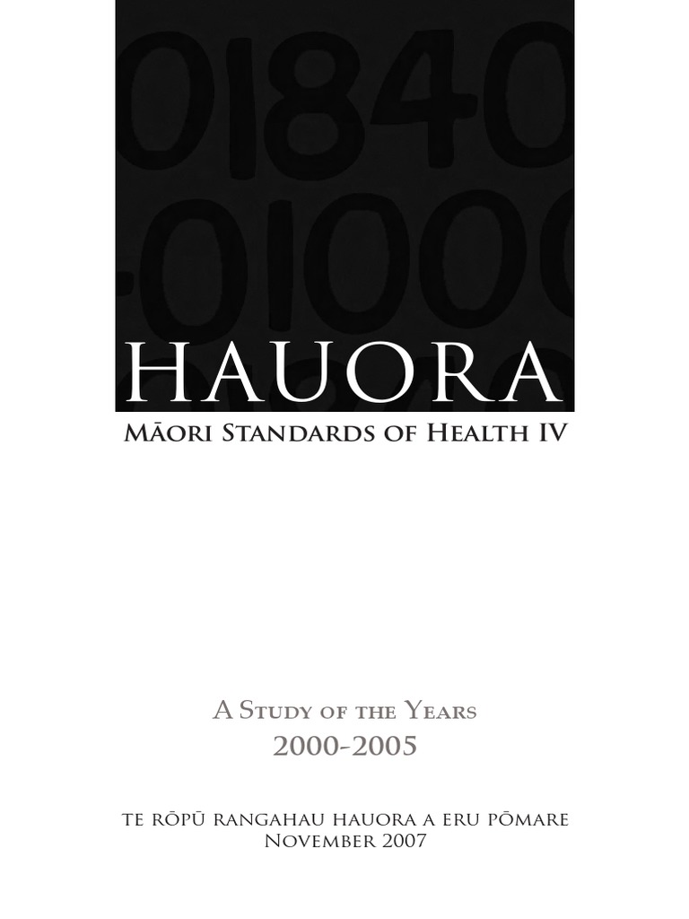 Hauora IV | PDF | Health Equity | Race (Human Categorization)