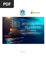 ClassVII Coding Teacher Handbook | PDF | Control Flow | Data Type