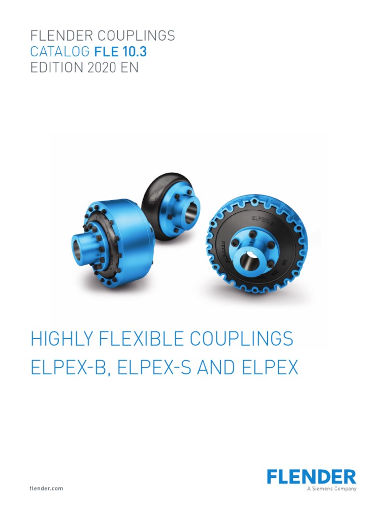 Acople Flender Highly Flexible Couplings | PDF | Clutch | Rotation ...