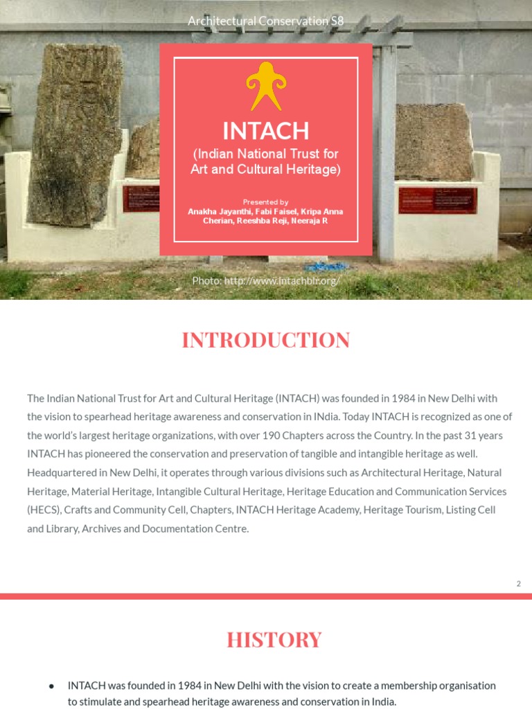 Intach: Architectural Conservation S8 | PDF | Cultural Heritage | Science