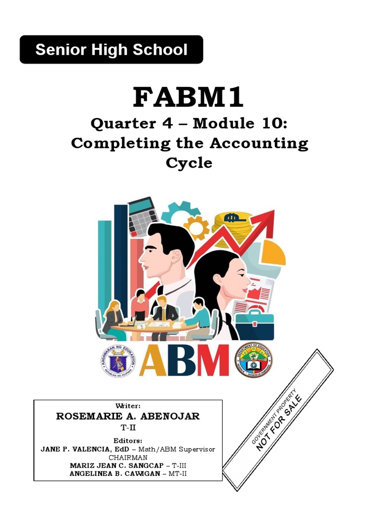 ABM Fundamentals of ABM 1 Module 10 Accounting Cycle of A Service ...