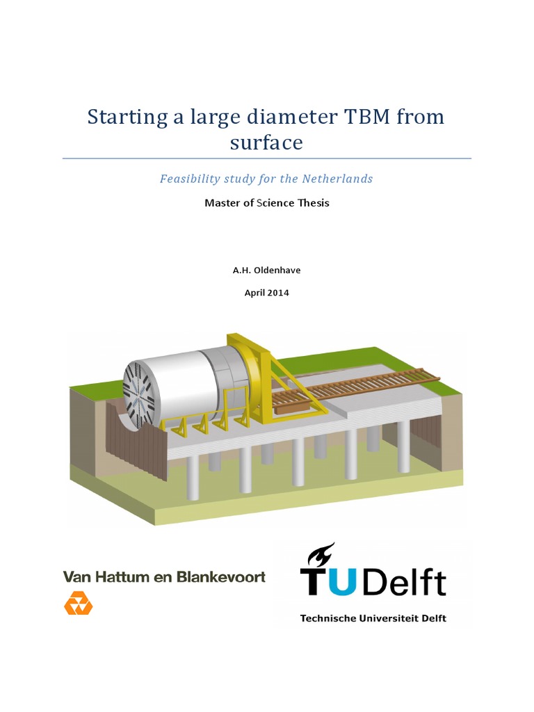 TBM Basics TUdelft | PDF | Tunnel | Civil Engineering