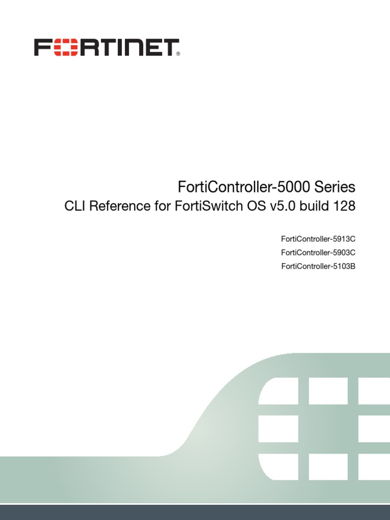 Forticontroller 5000 Cli Ref 50 | PDF | Radius | Command Line Interface