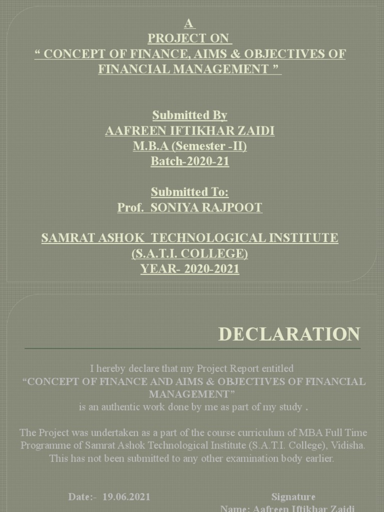 Cp-204 Financial Management | PDF | Profit (Economics) | Business