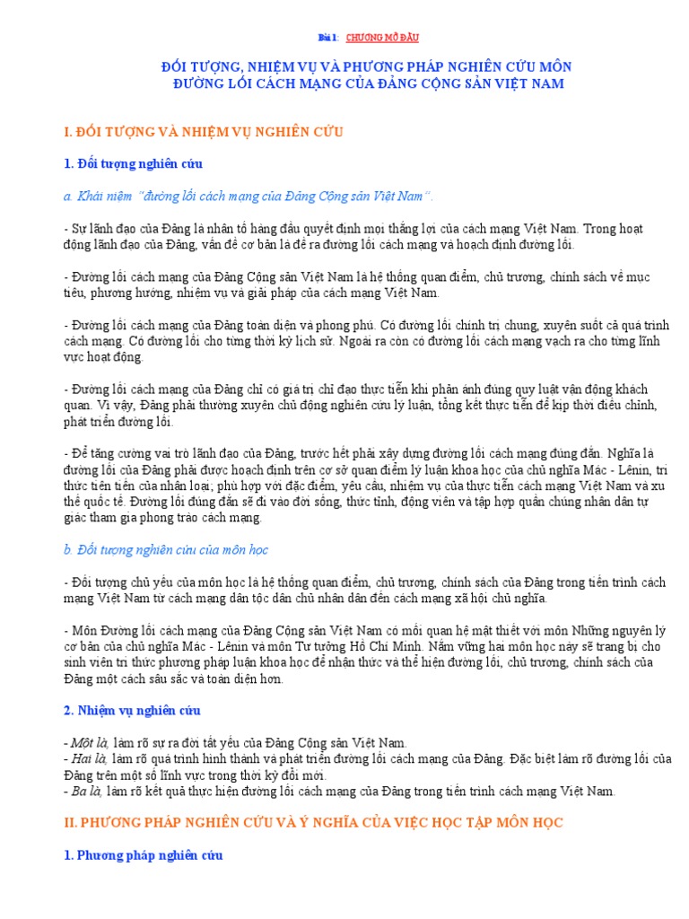 Duong Loi DCSVN | PDF