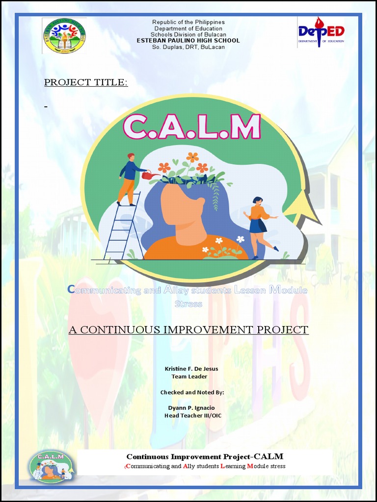 Project Title:: A Continuous Improvement Project | PDF | Teaching ...