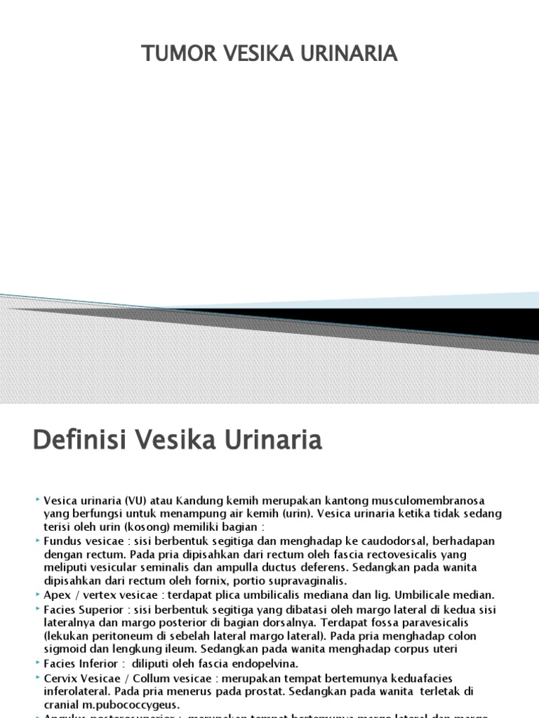 Tumor Vesika Urinaria | PDF