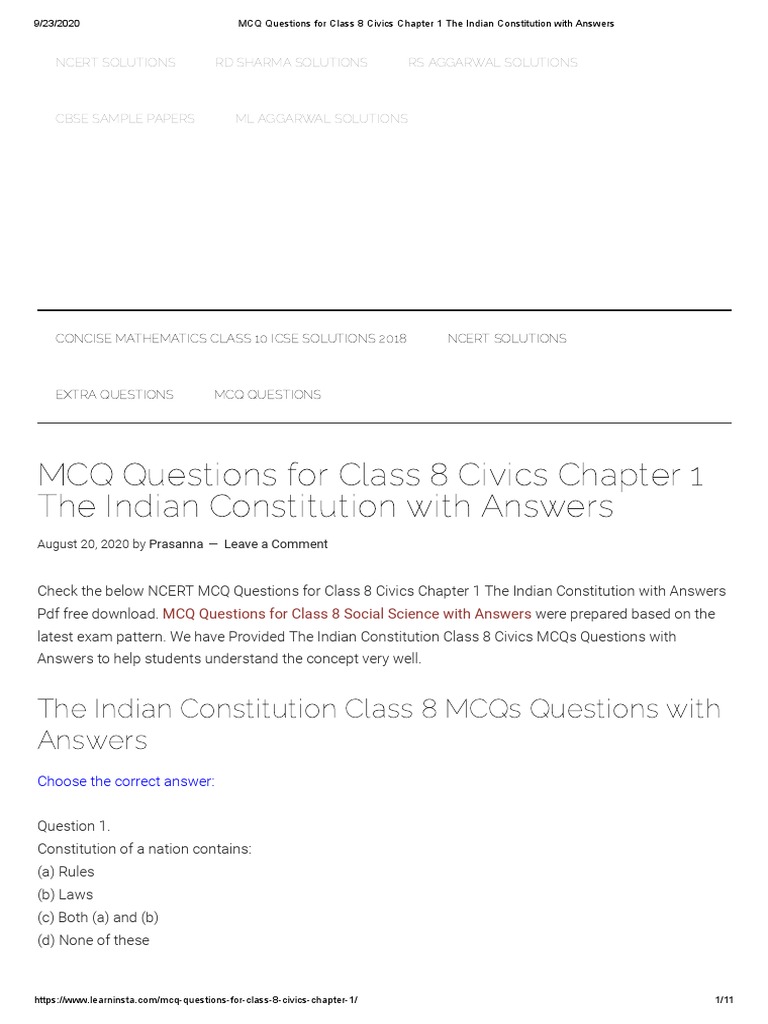 PPT Class MCQs, Multiple Choice Questions For Class, 53% OFF