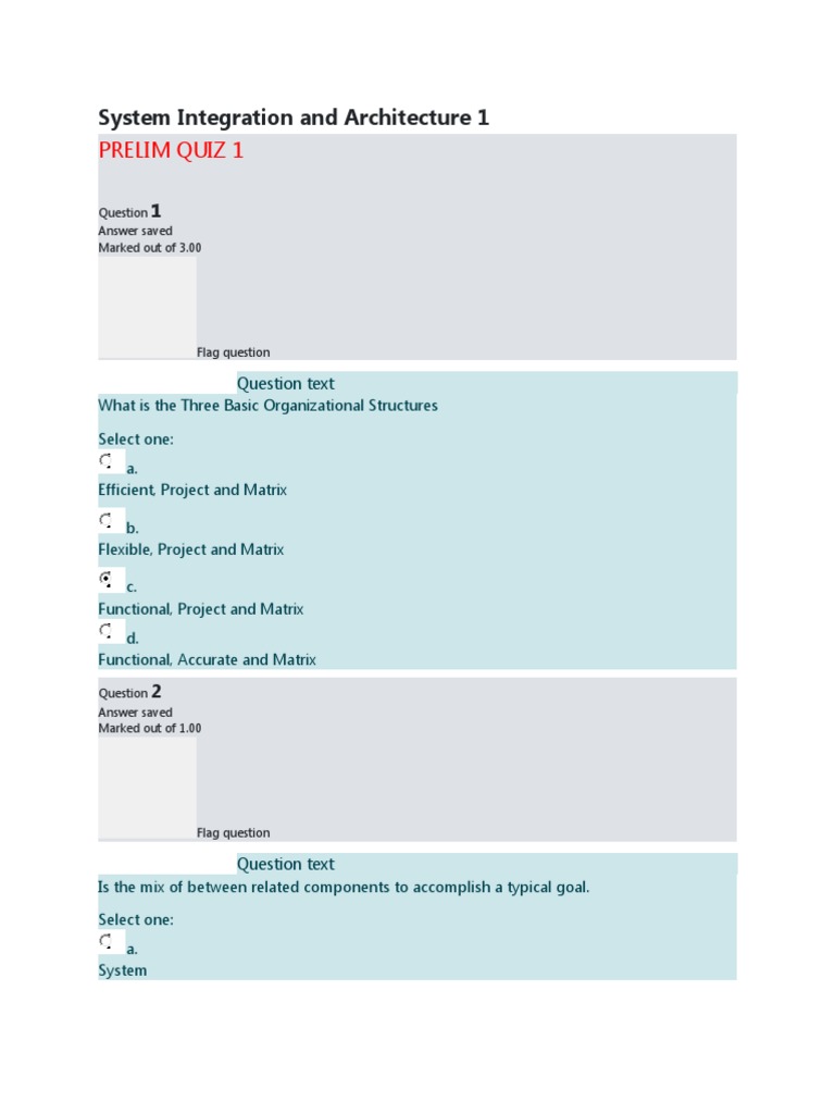 System Integration and Architecture 1 COMPLETE 1 | PDF | System | Use Case
