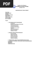 Qualitative Research Chapter Format | PDF