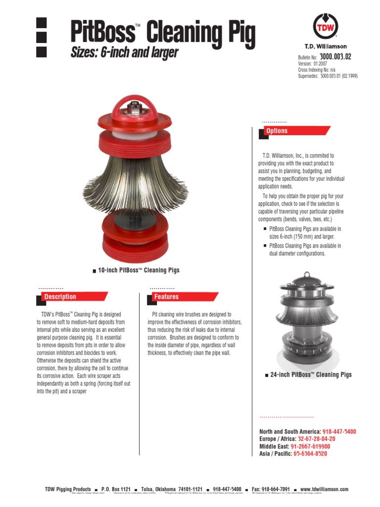 Pit Boss Cleaning Pig | PDF | Mechanical Engineering | Manufactured Goods