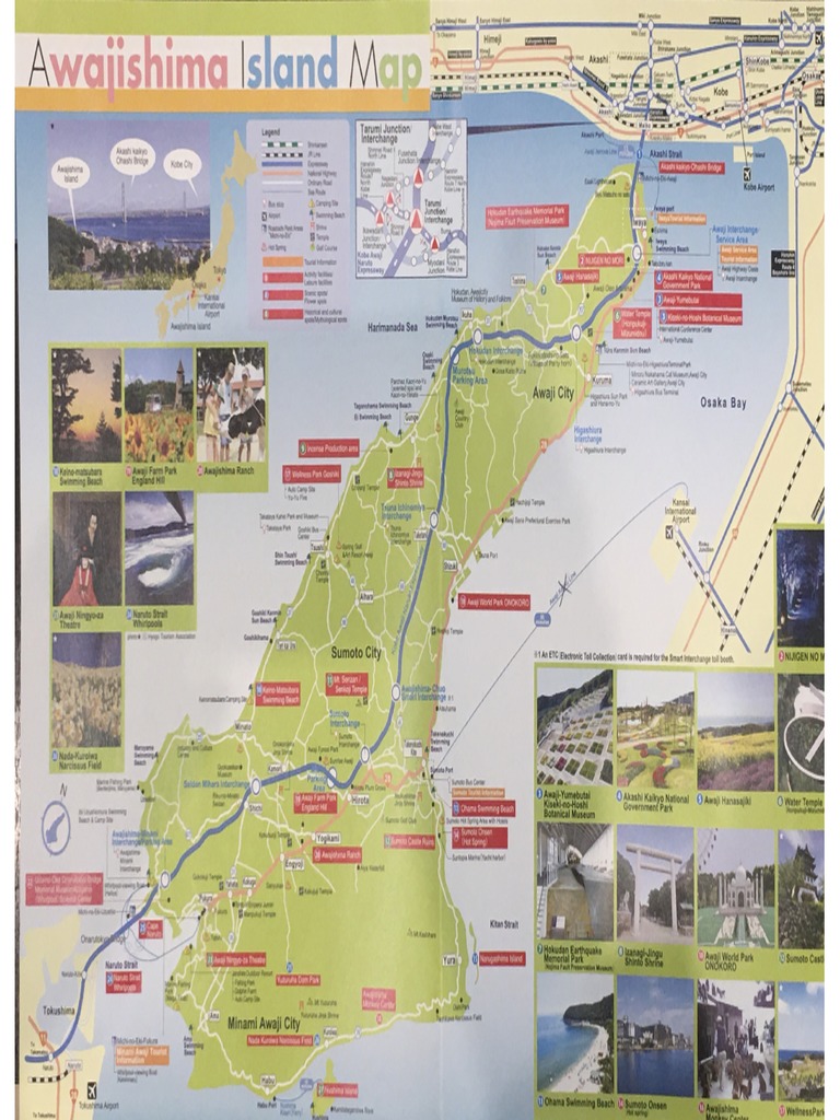 Awaji Island Map 1 | PDF
