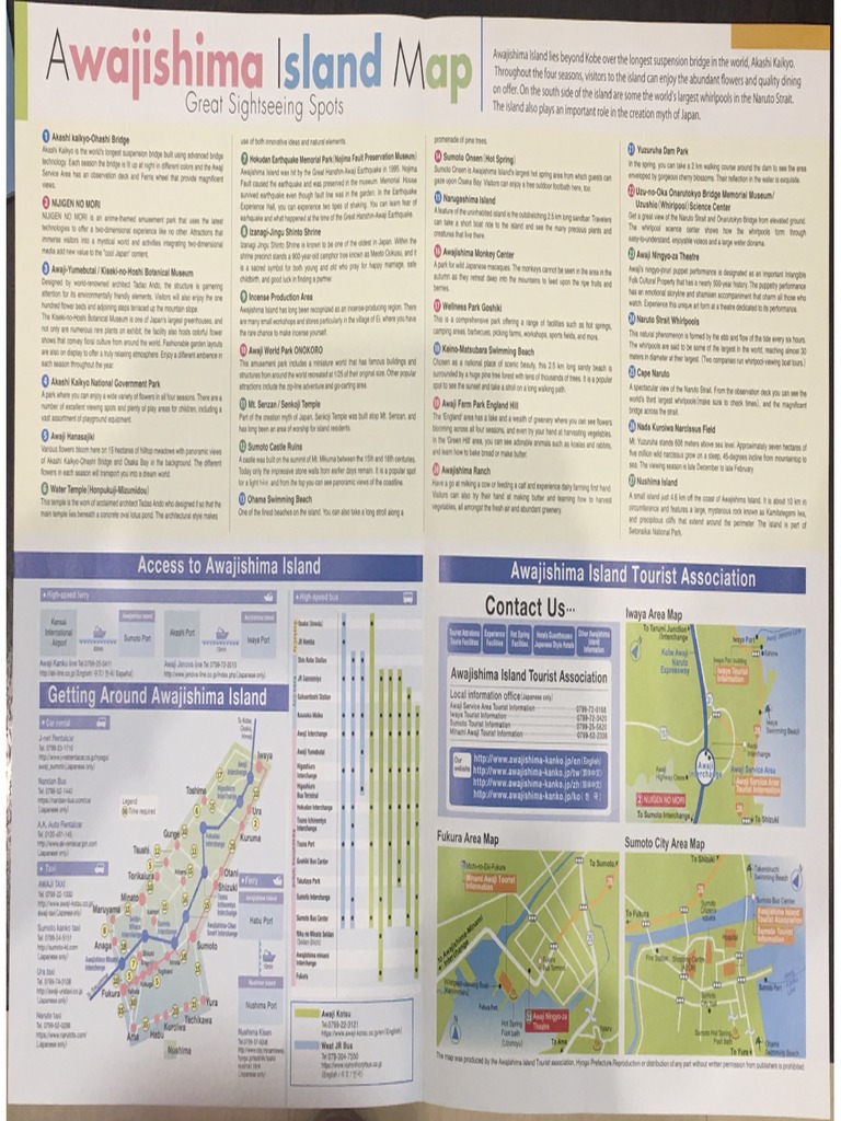 Awaji Island Map 3 | PDF