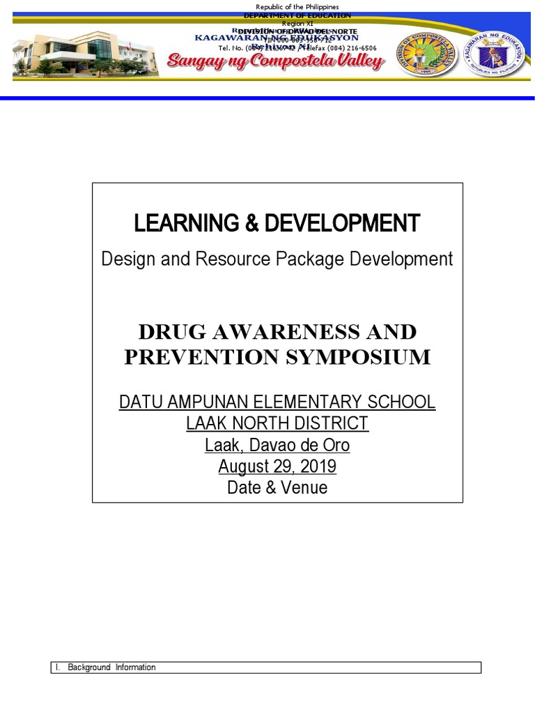 Activity Design Drug symposiumDAES | PDF | Human Nature | Science