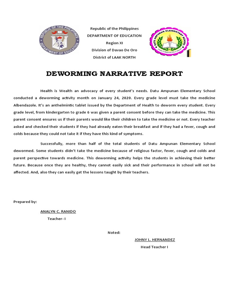 Narrative Deworming | PDF