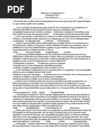 ESP 9 3rd Quarter Exam SY 2016-2017 | PDF