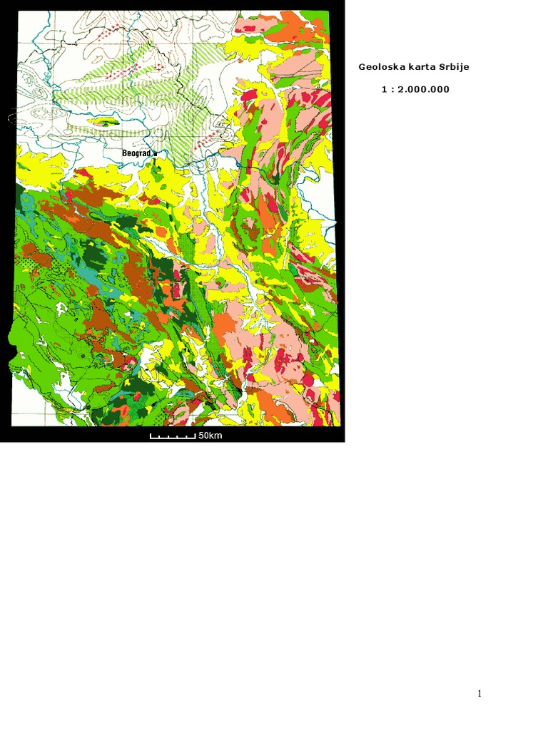 Geološka Karta Srbije