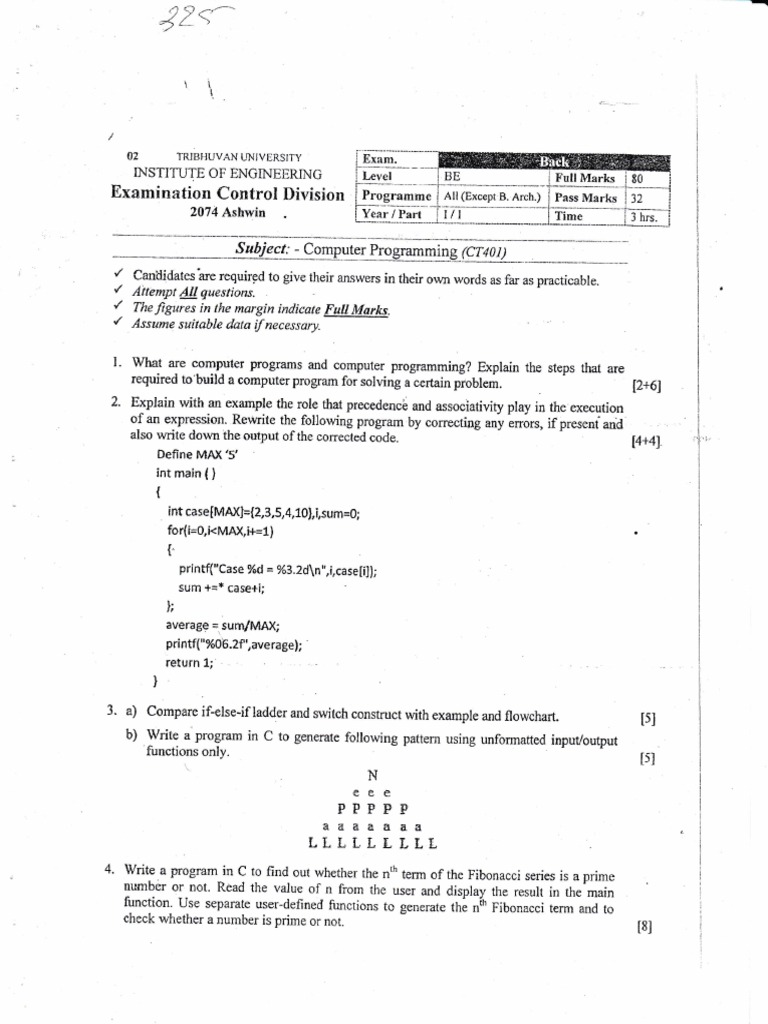 Computer Programming | PDF | Pointer (Computer Programming) | Computer ...