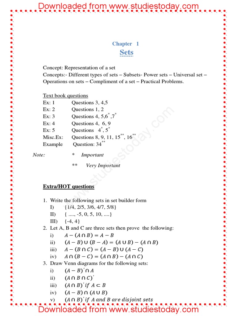 Understanding Sets: A Guide to Representations, Operations, and ...