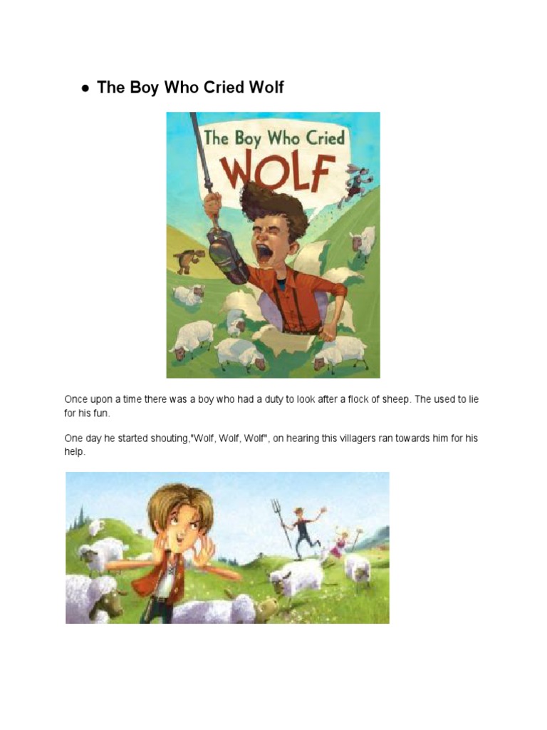 The Boy Who Cried Wolf PDF | PDF