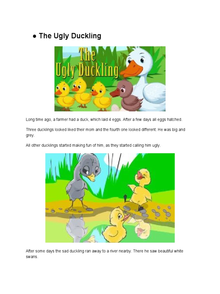 The Ugly Duckling Story PDF | PDF