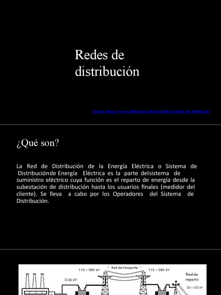 Redes de Distribución | PDF | Distribución de energía eléctrica ...