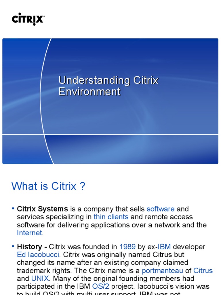 Citrix XenAppXenDesktop | PDF | Citrix Systems | Desktop Virtualization