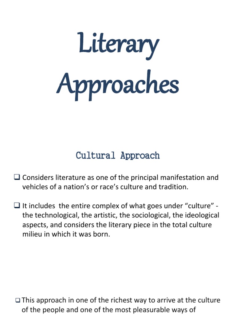 Lesson 3 - Literary Approaches | PDF | Patriarchy | Sociology