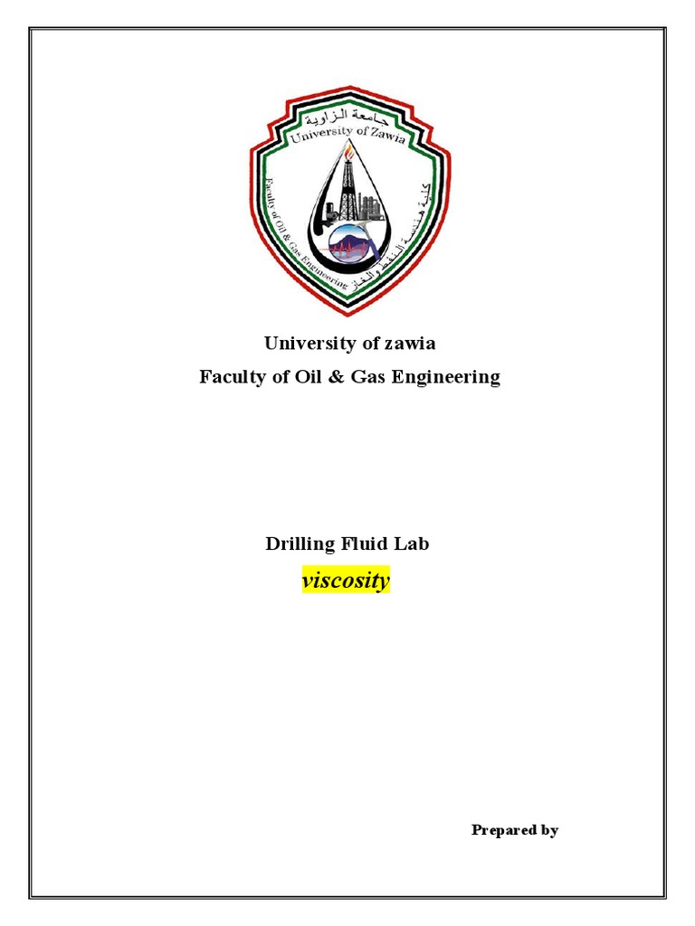 Drilling Fluid Lab Viscosity | PDF | Viscosity | Fluid Mechanics