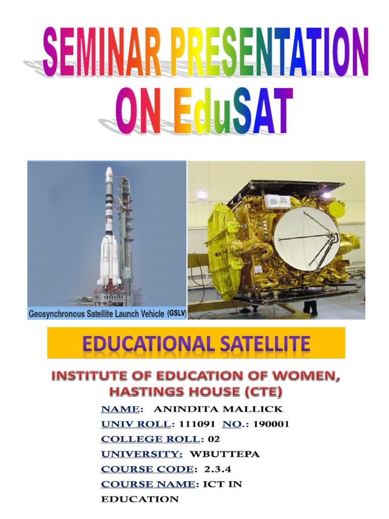 EDUSAT | PDF | Satellite | Spaceflight