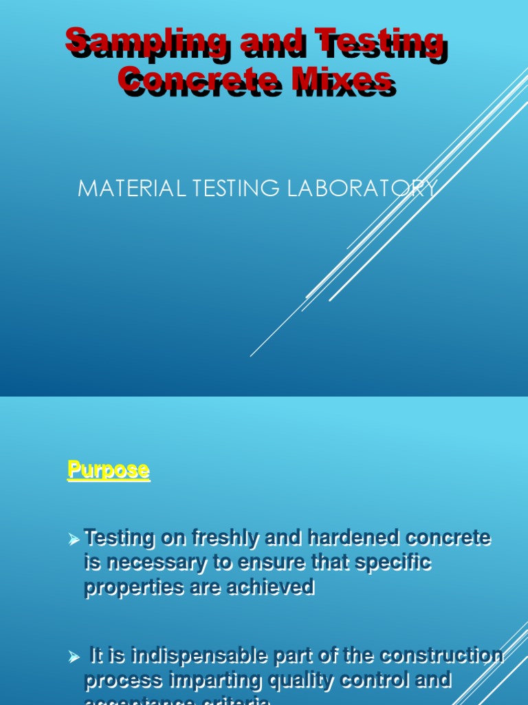 Concrete Testing | PDF | Concrete | Economic Sectors