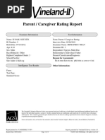 Vineland Adaptive Behavior Scale | PDF